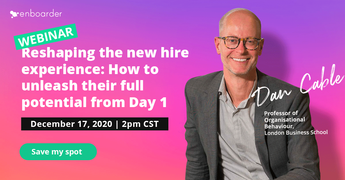 Reshaping the New Hire Experience